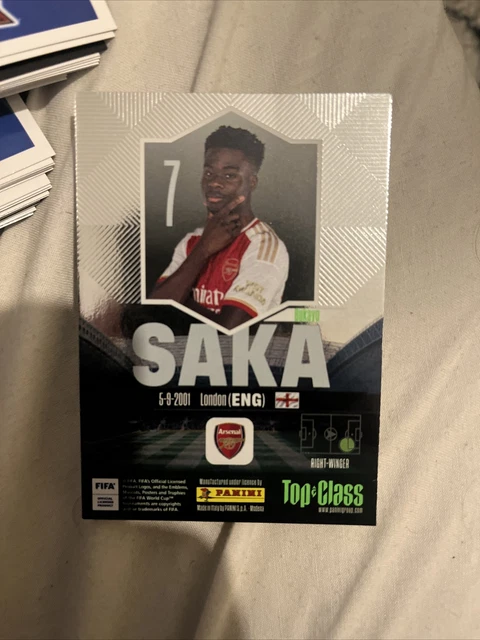 BUKAYO SAKA - Panini Top Class 2024 - Holo Giants Card £4.99 - PicClick UK