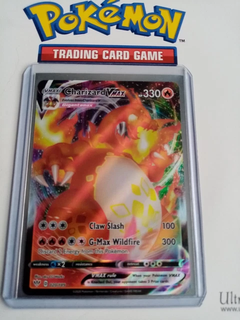 CHARIZARD VMAX 020/189 - Full Art Ultra Rare - Darkness Ablaze ...