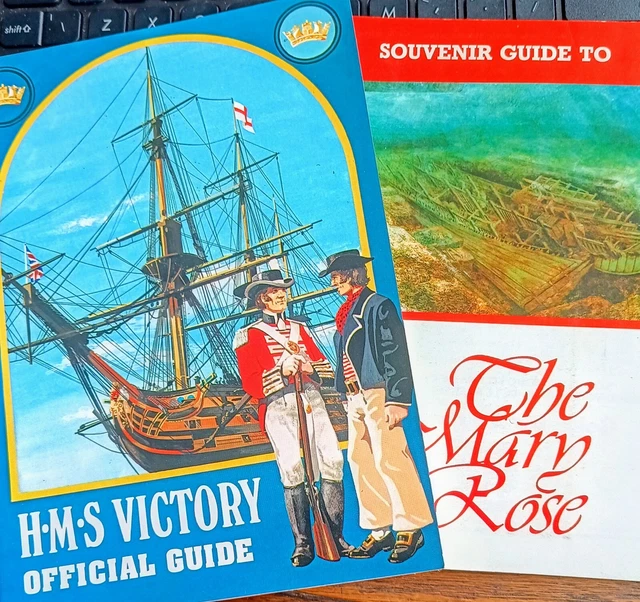HMS VICTORY / Mary Rose - Official Guide Books £7.50 - PicClick UK