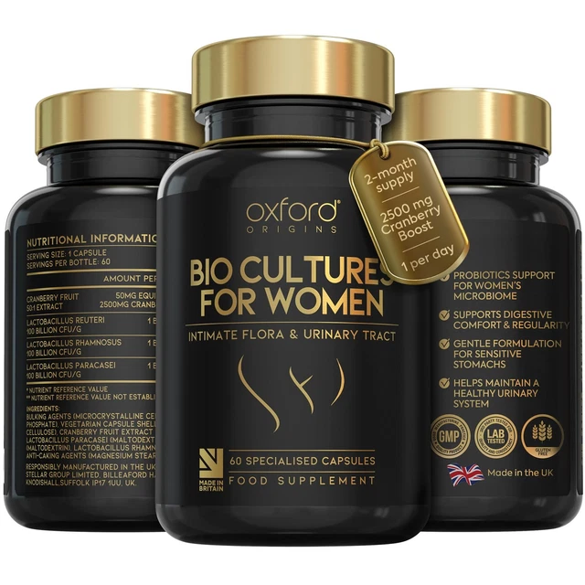 ADVANCED PROBIOTICS FOR Women | Made in The UK | Scientifically ...