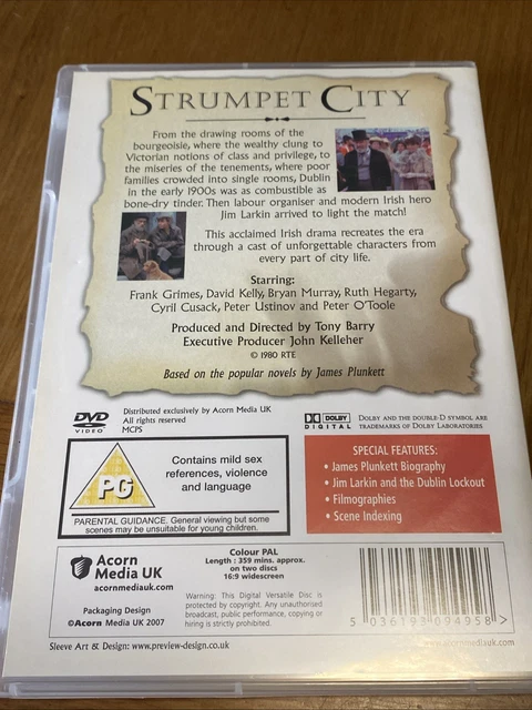 STRUMPET CITY DVD Region Free UK Drama Miniseries Peter O’toole Peter ...