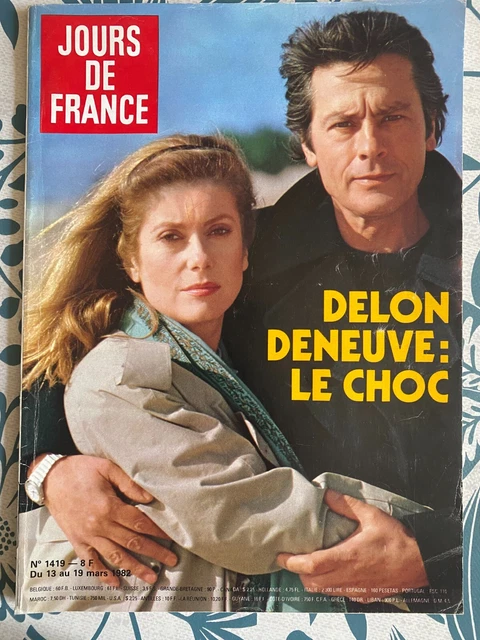 JOURS DE FRANCE N°1419 Du 13/03/82 Catherine Deneuve Alain Delon EUR 13 ...