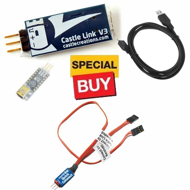 CASTLE CREATIONS LINK V3 USB Programming Kit / Link Quick Connect $34. ...