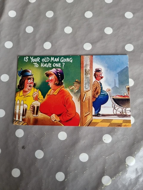 VINTAGE SAUCY SEASIDE Comic Postcard BAMFORTH BLACK TRIANGLE NO 2335 By ...