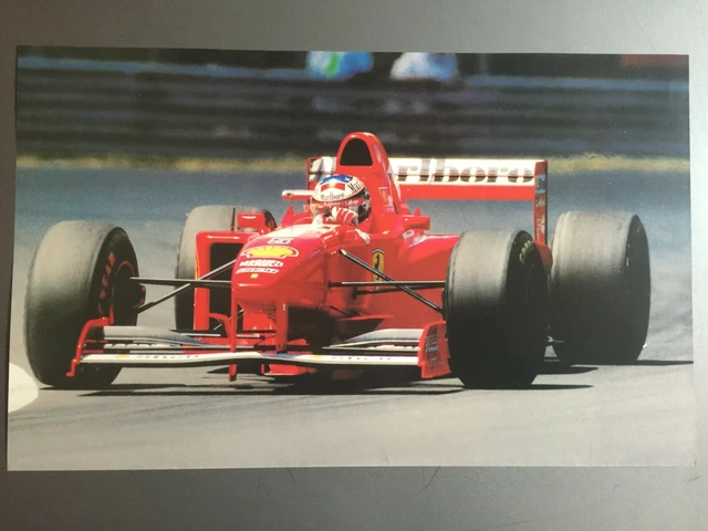 1998 FERRARI MICHAEL Schumacher F1 Race Car Stampa Immagine Poster Rare ...