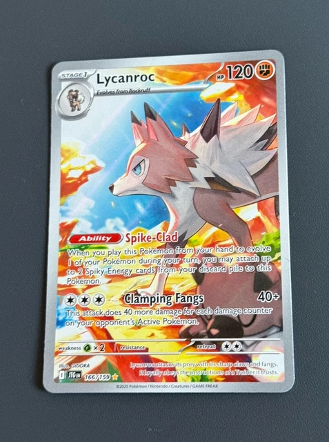 POKEMON TCG JOURNEY Together English Lycanroc 166/159 Illustration Rare £44.00 - PicClick UK
