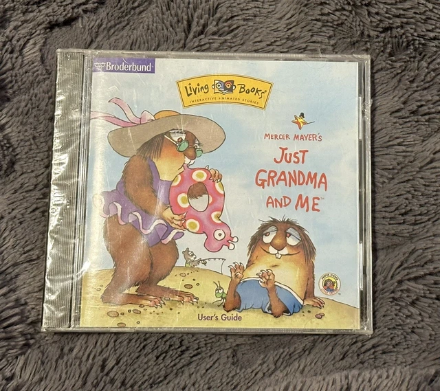 VINTAGE MERCER MAYER Little Critter JUST GRANDMA AND ME Living Books CD ...