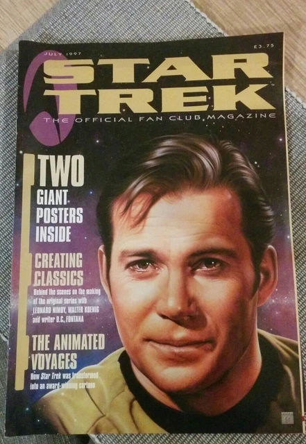 STAR TREK THE Official Fan Club Magazine #62 VG 1988 Stock Image Low ...
