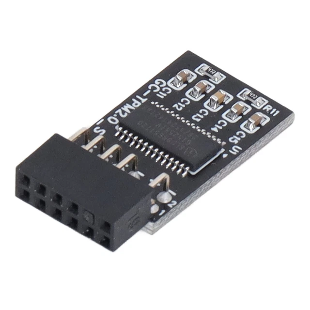 TPM 2.0 MODULE LPC SPI 12Pin Remote Card Encryption Security Board For ...