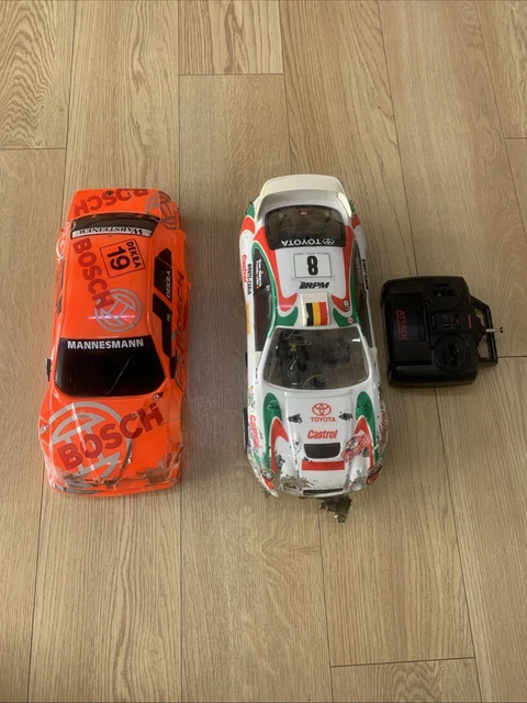 TAMIYA TL-01 RC Car with Toyota And Alfa Romeo shells, controller ...