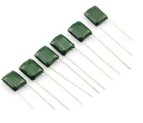50PCS 100V 0.033UF 33Nf 33000PF Radial 2A333J 2A333 Polyester Film ...