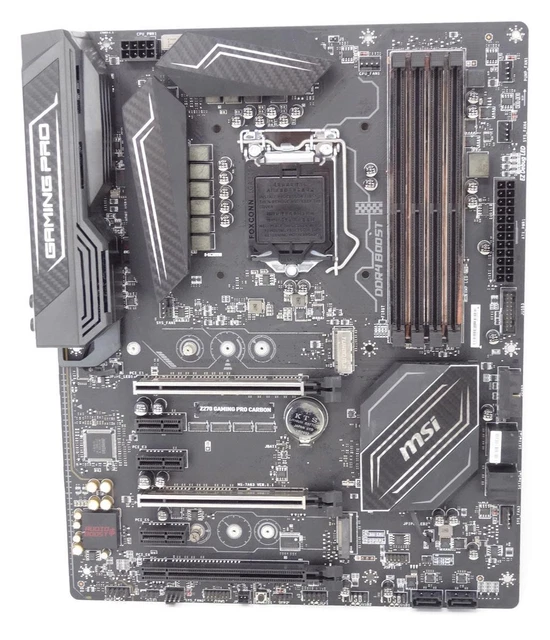MSI Z270 GAMING Pro Carbon Intel Z270 ATX Mainboard Sockel 1151 (#2160 ...