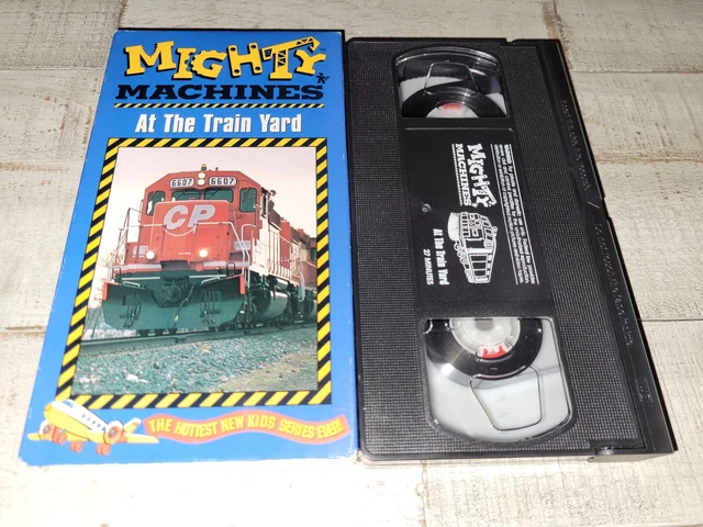 MIGHTY MACHINES: AT The Train Yard (VHS, 1994) $12.50 - PicClick CA