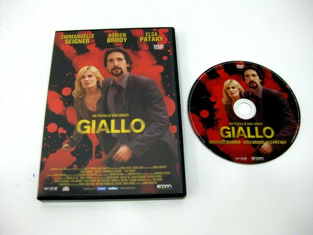 GIALLO DVD EMMANUELLE Seigner Adrien Brody Elsa Pataky EUR 14,25 ...