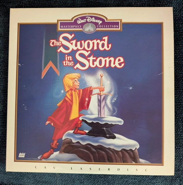 LASERDISC - WALT Disney Masterpiece Collection - The Sword in the Stone ...