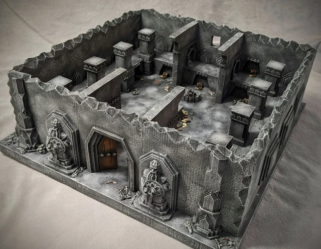 LOTR. BALIN'S TOMB. Diorama. Ruins. Terrain. Scenery Moria. PAINTED! £ ...