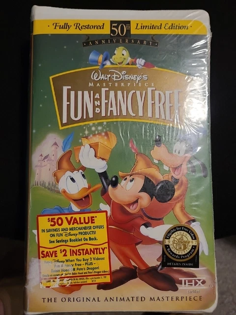 RARE VINTAGE , Fun and Fancy Free (VHS, 1997) Walt Disney £140.04 ...