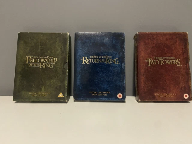 THE LORD OF The Rings Trilogy Extended Edition DVD Set £13.99 - PicClick UK