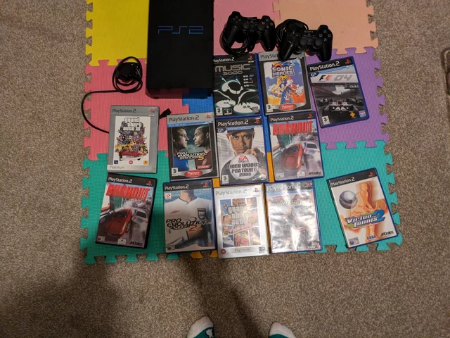 SONY PLAYSTATION PS2 Console Bundle With 12 Games SCPH-30003 £69.99 ...