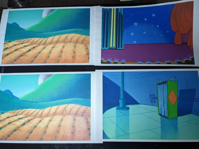 ANIMATION CEL BACKGROUNDS production art cels anime vintage cartoons ...