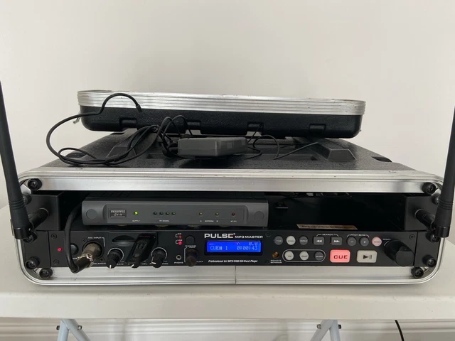 PORTABLE MP3/USB/SD CARD Reader With Built In Trantec S4.16 Head Mic £ ...