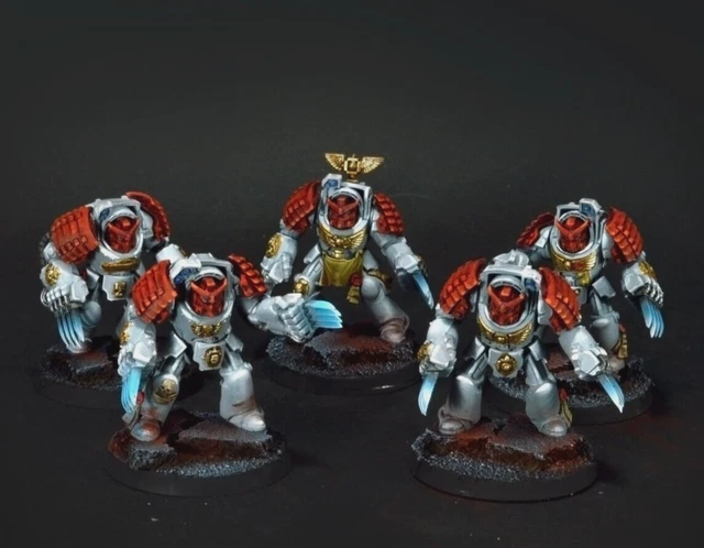 WHITE SCAR TERMINATOR Samurai Assault Squad ** COMMISSION ** painting £ ...