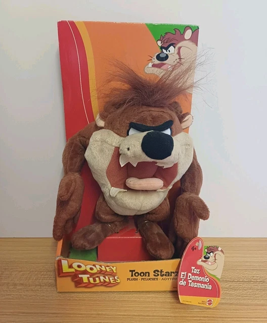 LOONEY TUNES TOON Starz Taz Plush Mattel 2003 New And Boxed £27.99 ...