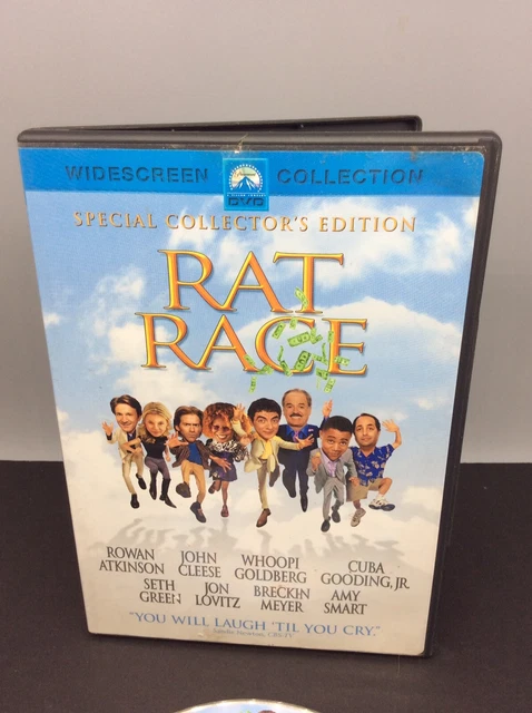 RAT RACE (DVD, 2002) Rowan Atkinson John Cleese Whoopi Goldberg Cuba ...