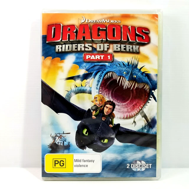 DRAGONS RIDERS OF Berk Part 1 DVD 2012 PAL Region 4 Brand New & Sealed ...