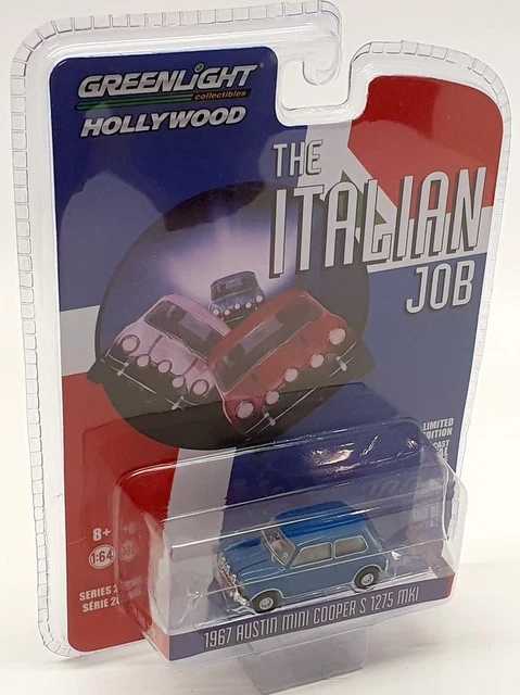 GREENLIGHT 1/64 SCALE 44880A - 1967 Austin Mini Cooper 1275 Mk1 - Blue ...