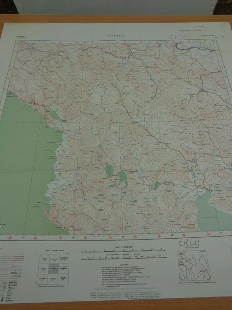WW1 (1915) BRITISH Map of the "MACEDONIAN FRONT" (IMPORTANT PRIVATE ...