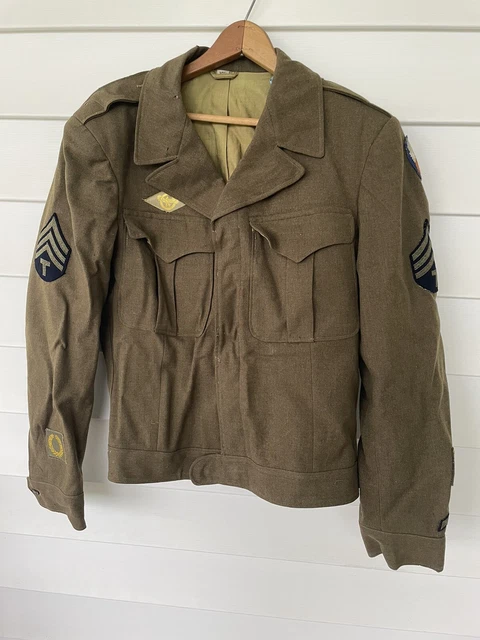 WW2 US ARMY Ike Jacket 9th AAF Air Corps £47.72 - PicClick UK