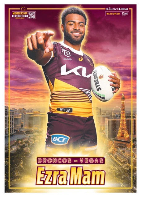 BRISBANE BRONCOS NRL rugby team player poster, bargain 2 EUR 6,64 ...