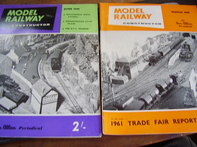 2 X 1961 Railway Rail Model Railway Constructor Magazines Blackwater ... 2 X 1961 Railway Rail Model Railway Constructor Magazines Blackwater ...