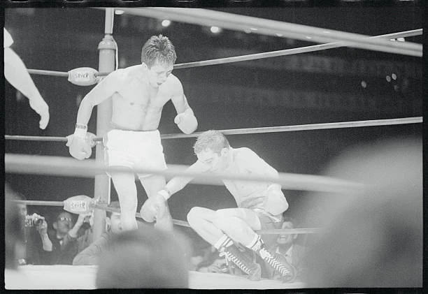 HOWARD WINSTON BOXING Against Vincente Saldivar 1967 OLD BOXING PHOTO ...