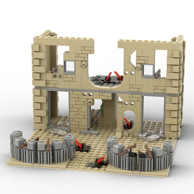 BUILDING BLOCKS FOR assembling military scenes, battlefield ruins ...