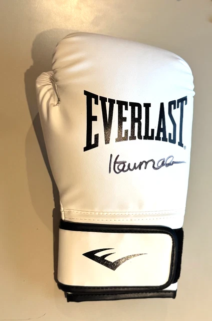 MOSES ITAUMA SIGNED Boxing Glove with Certificate of Authenticity (COA ...