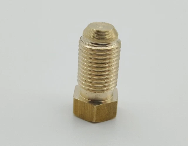 FREIN EMBRAYAGE CACHE Vide Prise Mâle M12X1 Fil Laiton Voiture Van ...