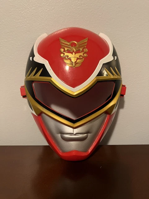 MIGHTY MORPHIN POWER Red Ranger Mega Force Mask Bandai 2012 Hard ...