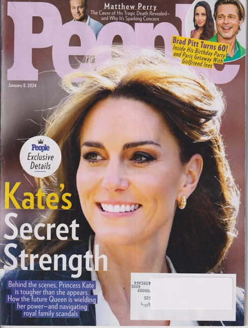 PEOPLE JANUARY 8, 2024 Princess Kate, Matthew Perry, Brad Pitt ...