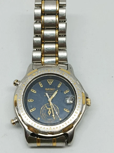 RARE SEIKO DANCING hands.vintage seiko chronograph watch sports 150 ...