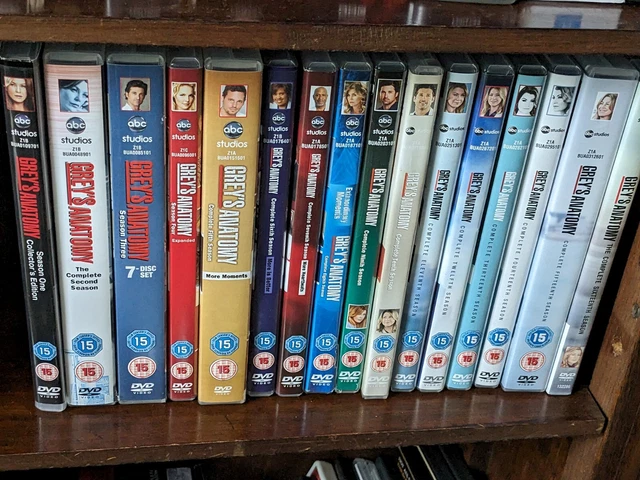 GREYS ANATOMY DVD season 1 to 15 - region 2 EUR 168,87 - PicClick IT