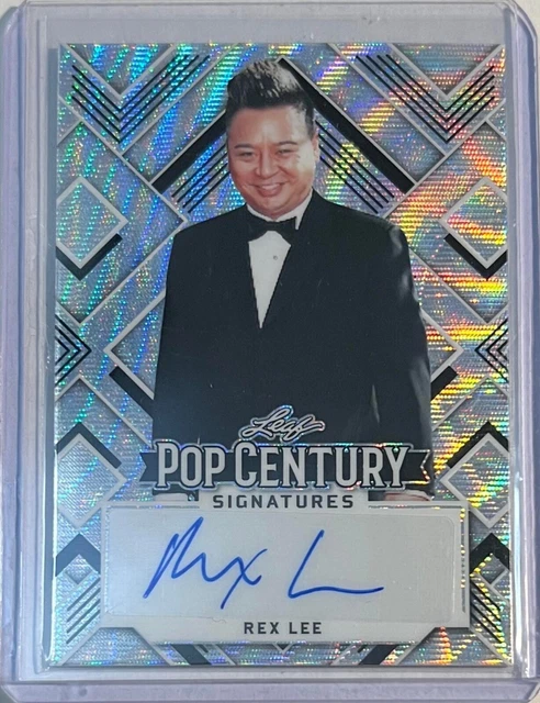 CARTE DE SIGNATURES ACTEUR REX LEE #/d 10/30 AUTO 2022 LEAF POP CENTURY ...