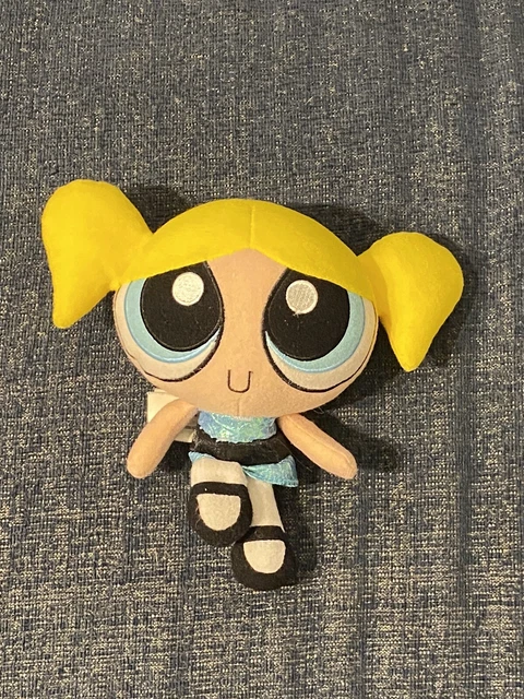 VINTAGE 2001 POWERPUFF Girls Doll Bubbles Plush Stuffed Cartoon Network ...