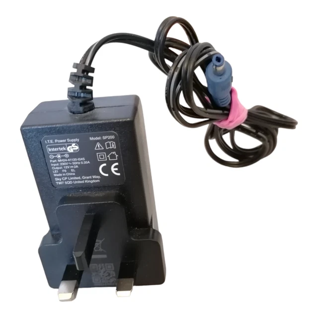 GENUINE INTERTEK SP200 Ite Power Supply Charger Plug Adapter 12V 2A Sky ...