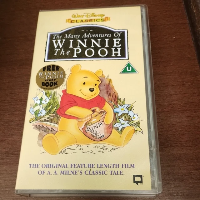 WALT DISNEY CLASSICS the many adventures of Winnie the Pooh VHS video £ ...