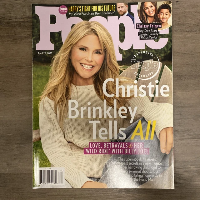 PEOPLE MAGAZINE APRIL 28 2025 Christie Brinkley Tells All Harry's Fight ...