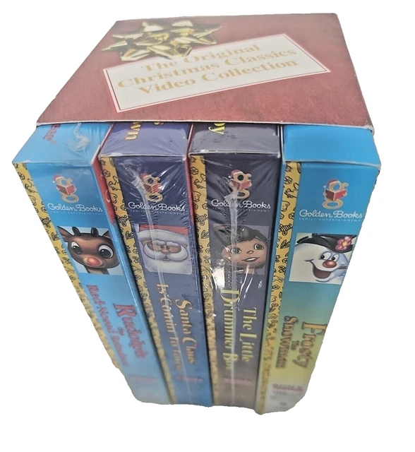 2001 GOLDEN BOOKS Holiday Classics Collection Christmas Cartoon VHS Box ...