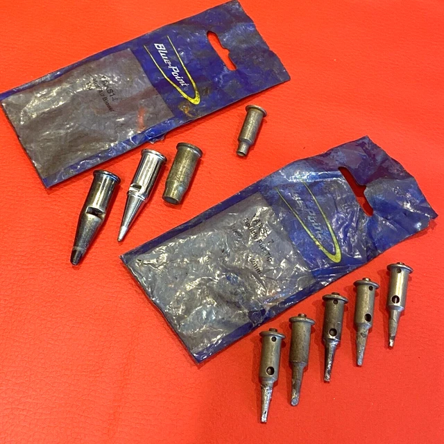 BLUE-POINT BY SNAP On Tools Soldering Iron Tips etc Plus Extra ...