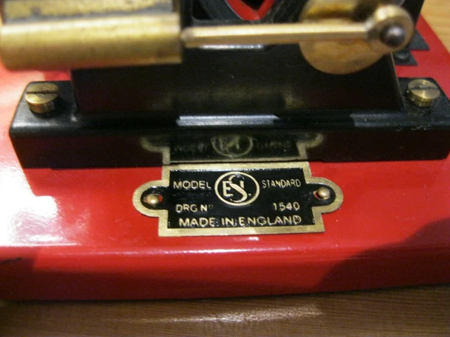 SEL MODEL STEAM Engine - 1540 'Standard' Nameplate. £5.35 - PicClick UK